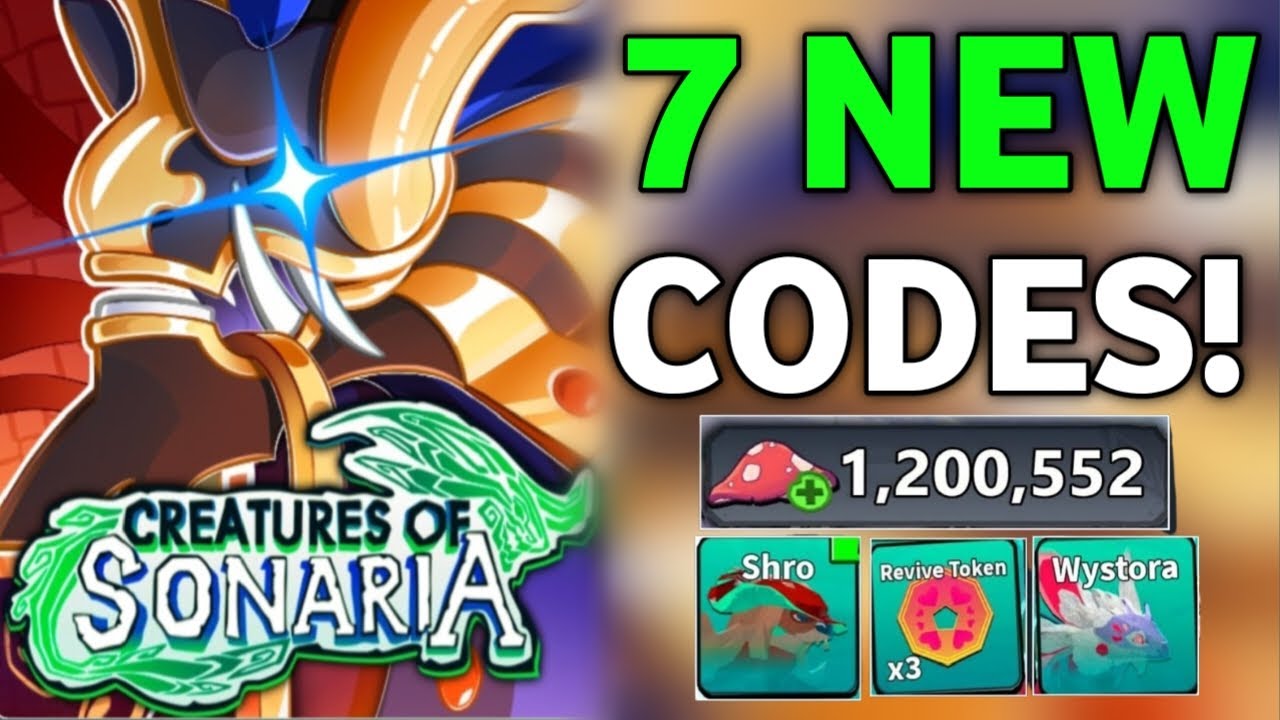 💥 Update November 💥 Creatures of Sonaria Codes 2024 - Roblox Creatures of Sonaria Codes - COS ...