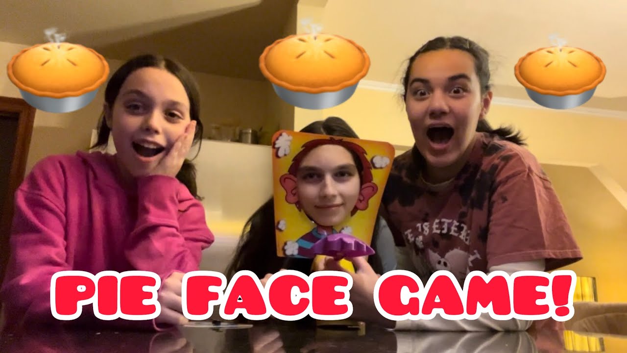 PLAYING THE PIE FACE GAME WITH MY BEST FRIENDS! - YouTube