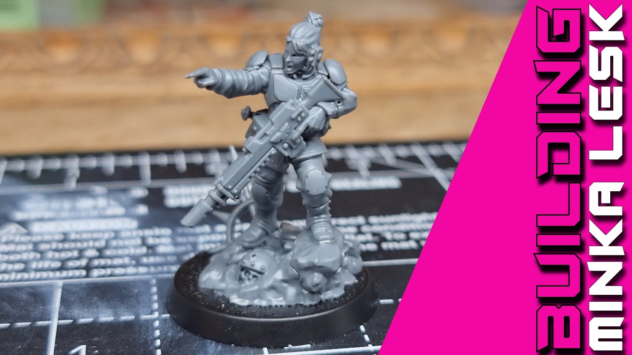 Building Minka Lesk from Warhammer 40k Black Library celebration! - YouTube