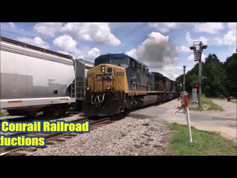 Railfanning CSX Monroe and Charlotte Subs! "Chase of G850" - YouTube