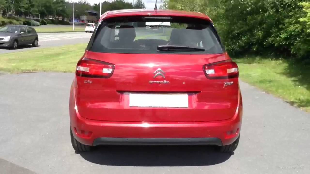 CITROEN C4 PICASSO HDI VTR PLUS RED 2014 - YouTube