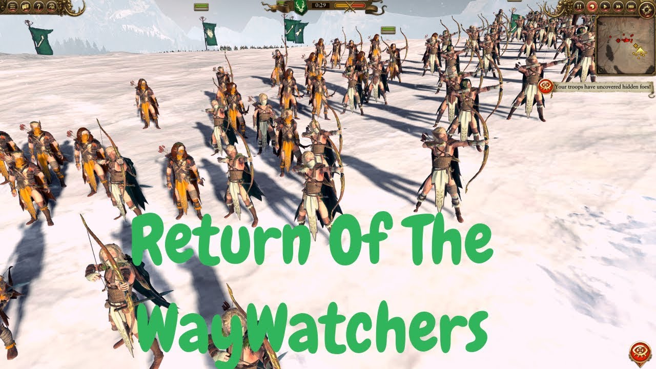 WayWatcher Return, Wood Elves vs Vampire Counts. Total War WARHAMMER 2 ...