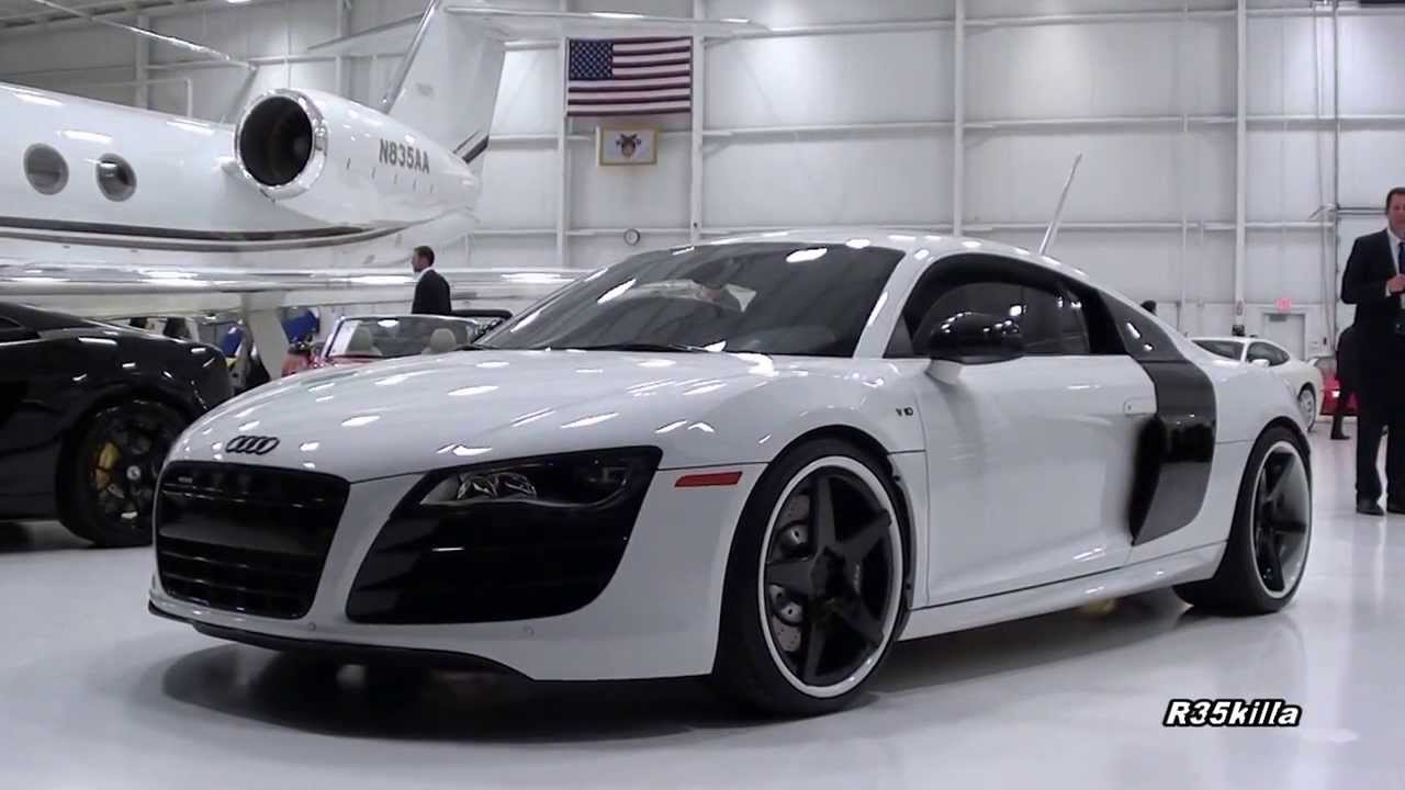 Custom 2012 Audi R8 V10 - 2013 Pitt C&C Hangar Party - YouTube