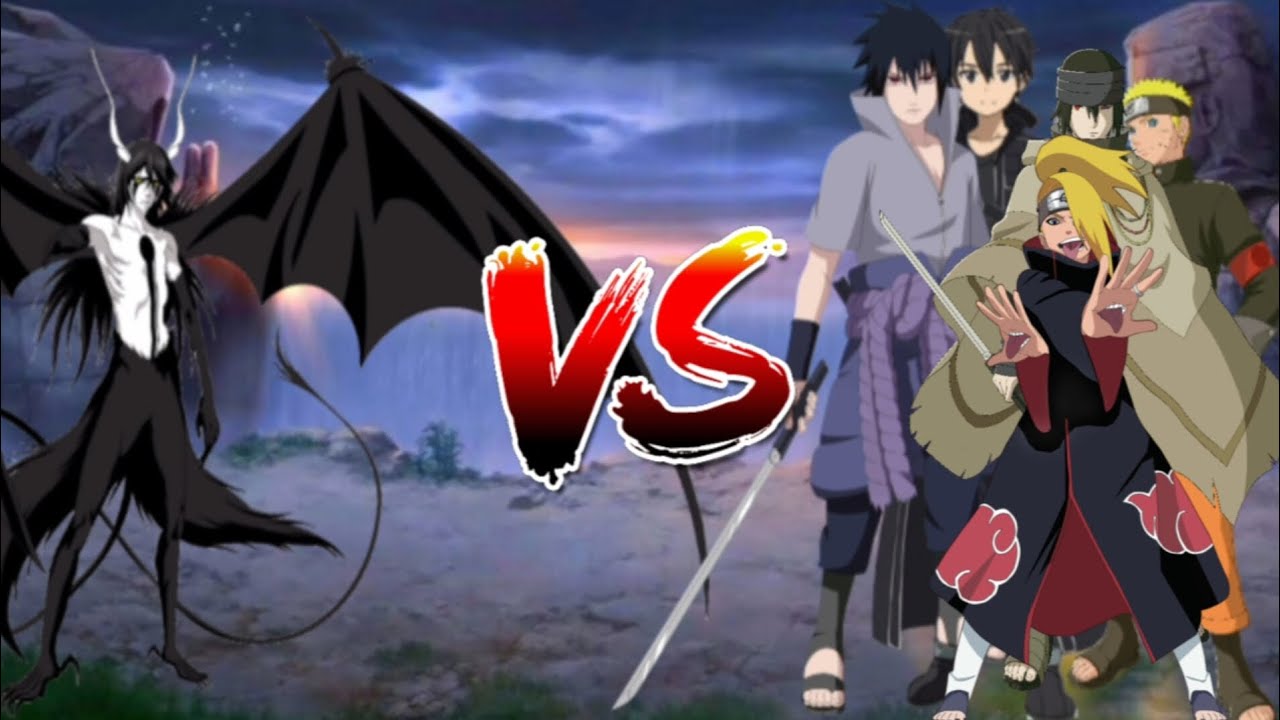 Ulquiorra vs Naruto Team 💥 Mugen Anime Battle | Epic 5v1 Showdown ...