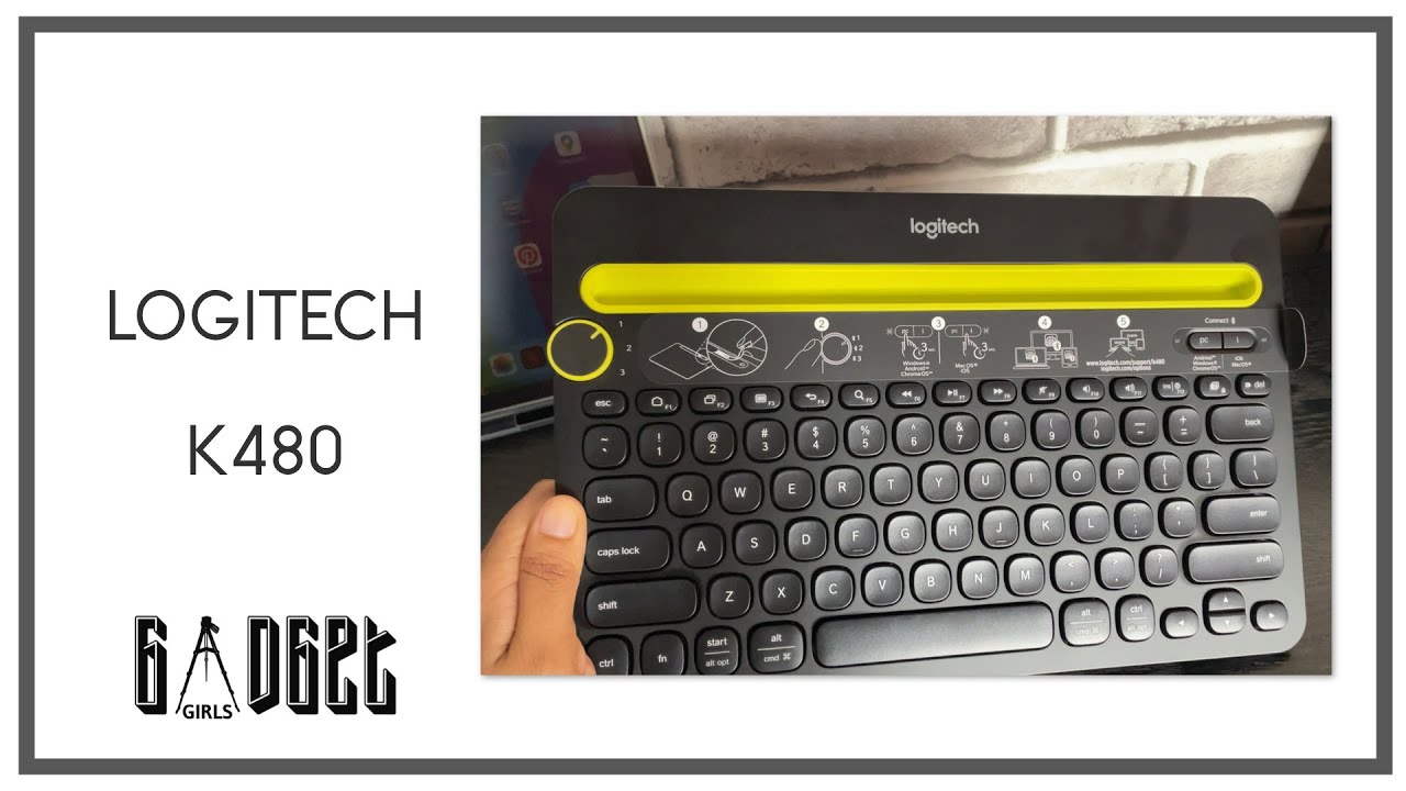 LOGITECH K480 BLUETOOTH KEYBOARD MULTI DEVICE CONNECT 3 DEVICES logitech-k480-bluetooth-keyboard-multi-device-connect-3-devices