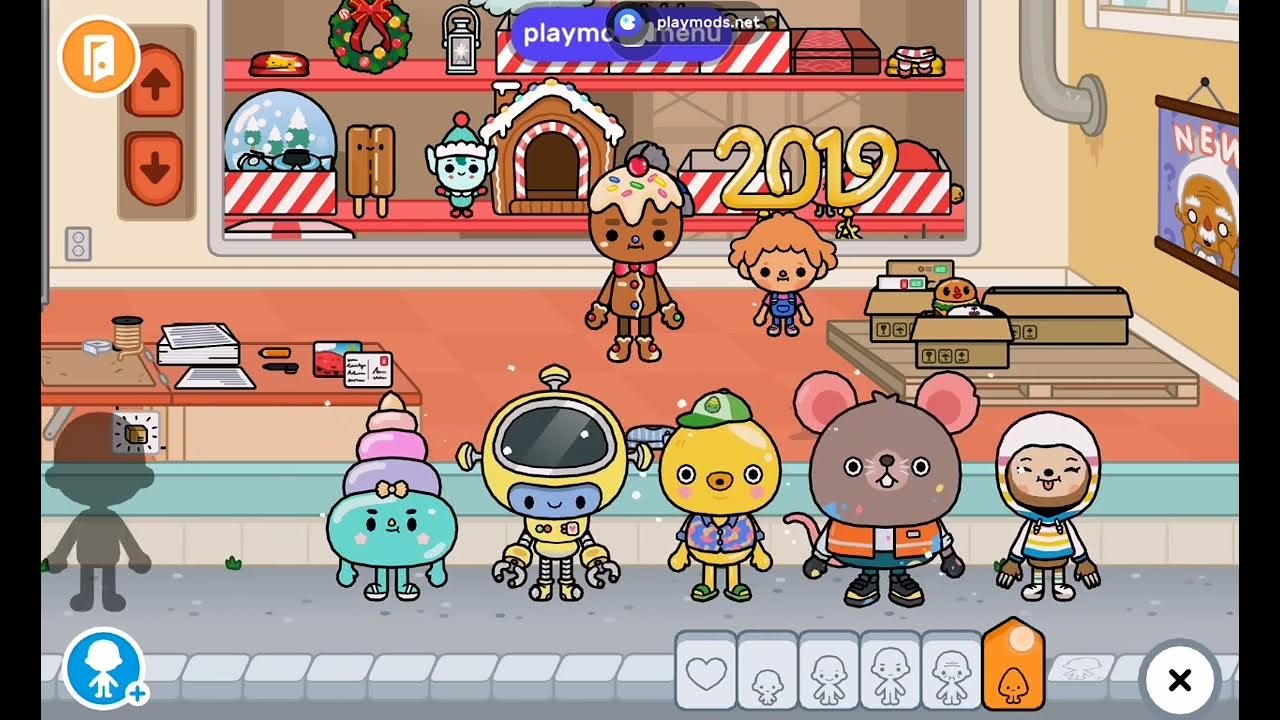 костюмы в тока бока - YouTube