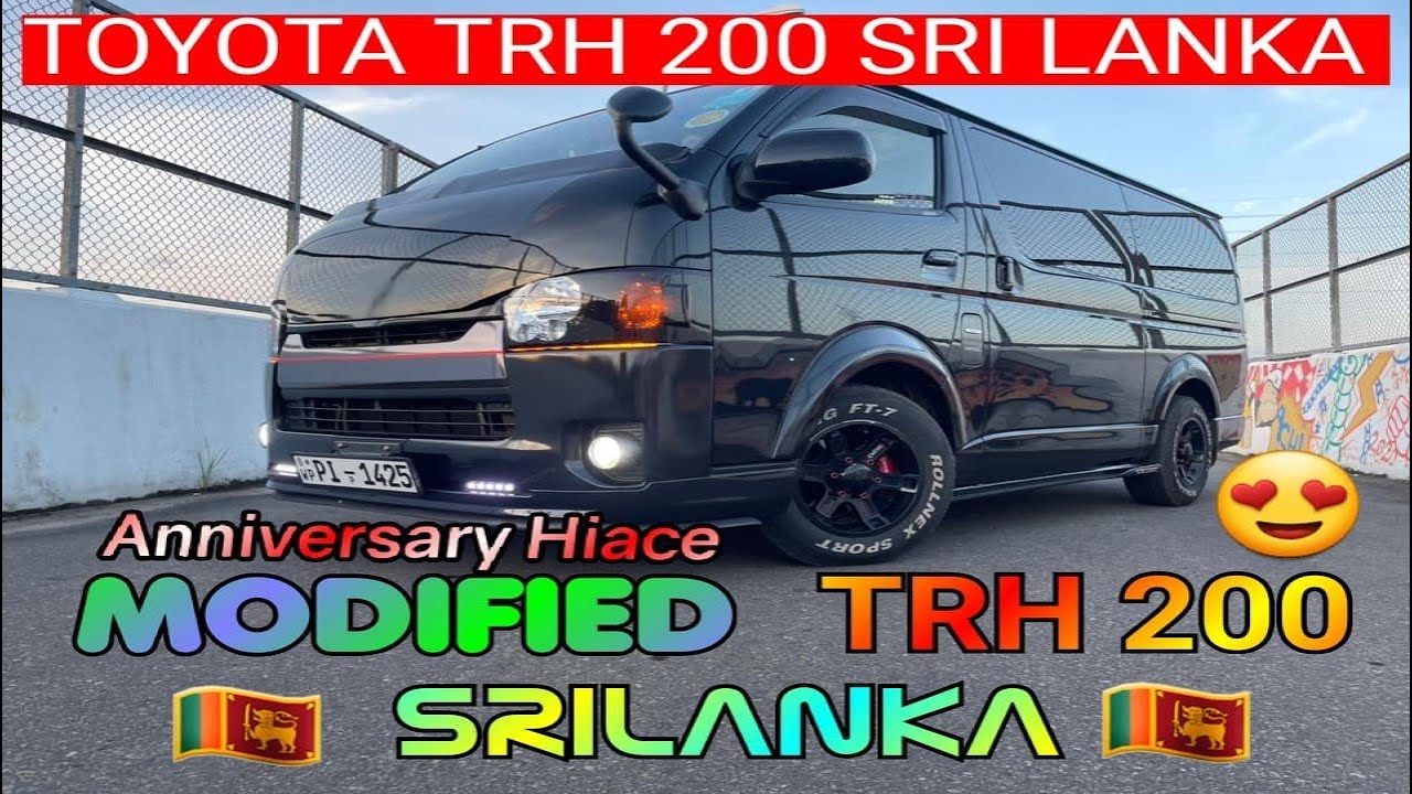 Toyota Hiace TRH200 Dark Prime Van Review | 2014 Anniversary Hiace ...