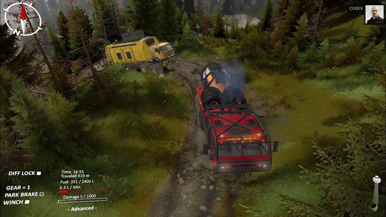 Rescuing Old Truck| off-road pc games - YouTube