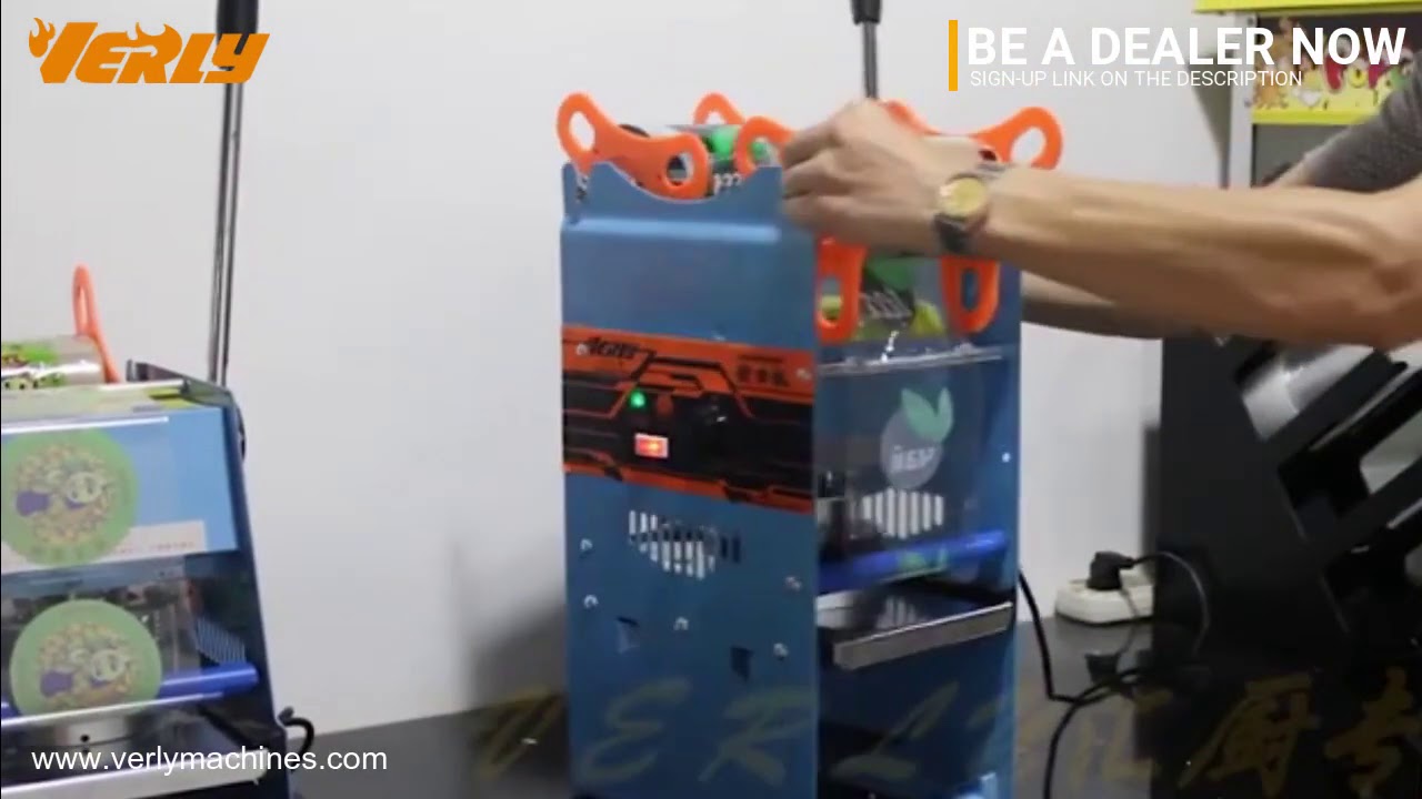 Verly - Manual Sealing Machine (95mm cup) | BE A DEALER NOW! - YouTube