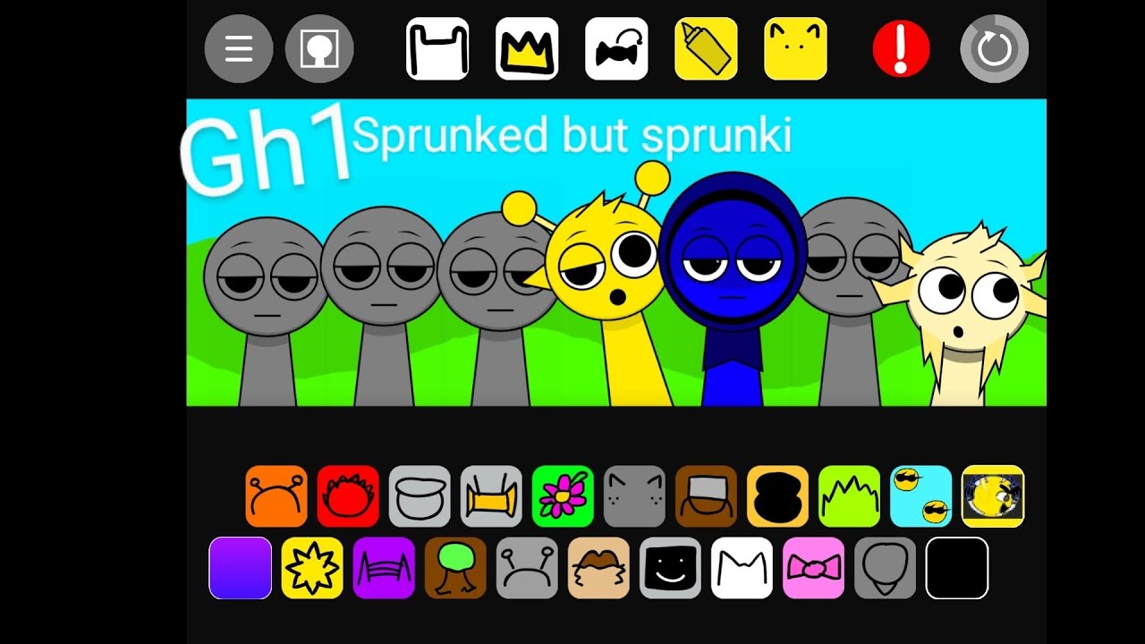sprunked but sprunki all characters - YouTube