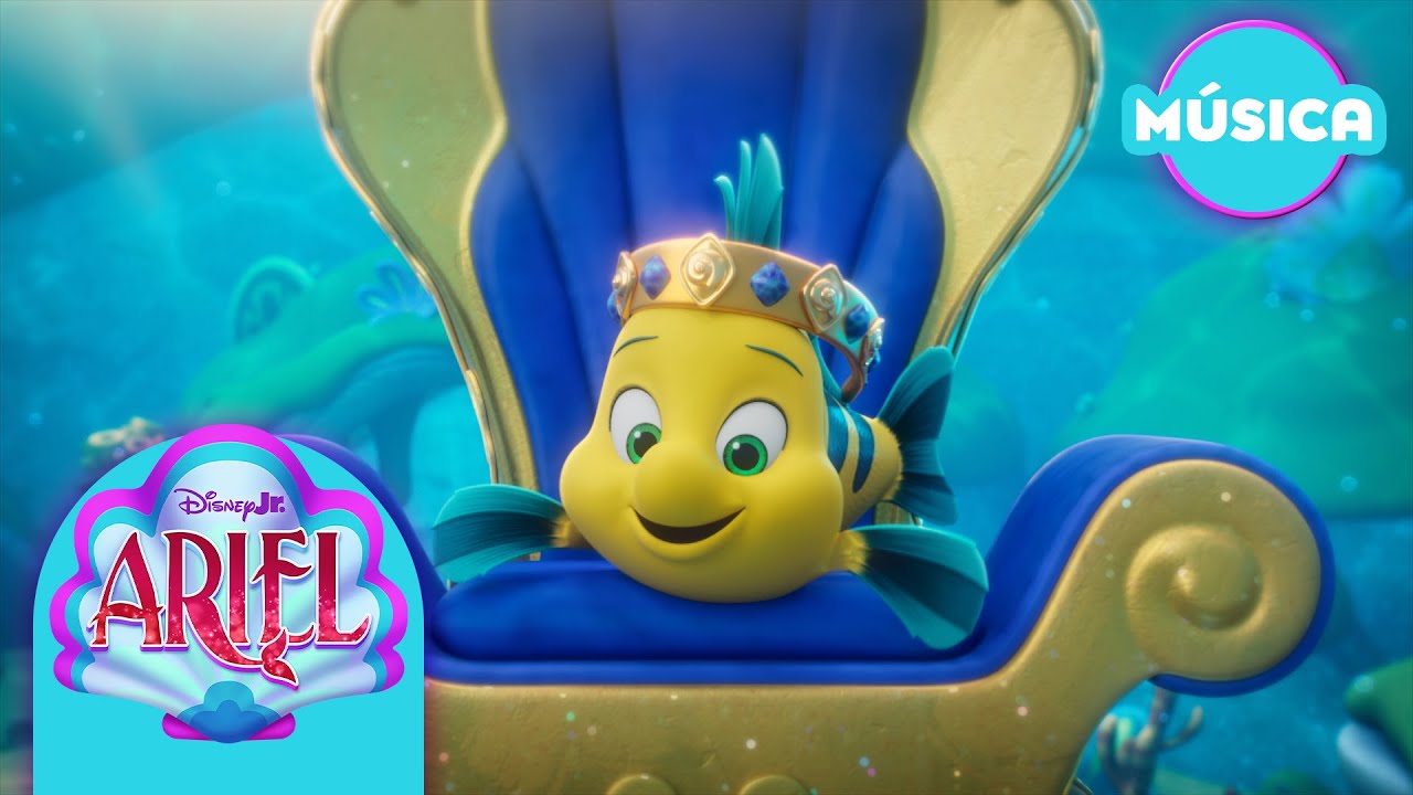 Disney Jr Ariel | Capitán Flounder | Video Musical - YouTube