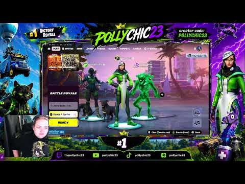 fortnite with polly