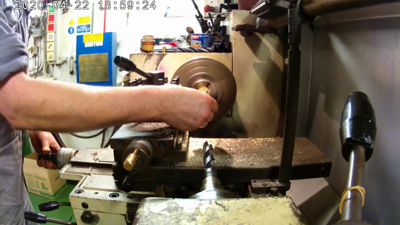 New washers on the lathe - YouTube