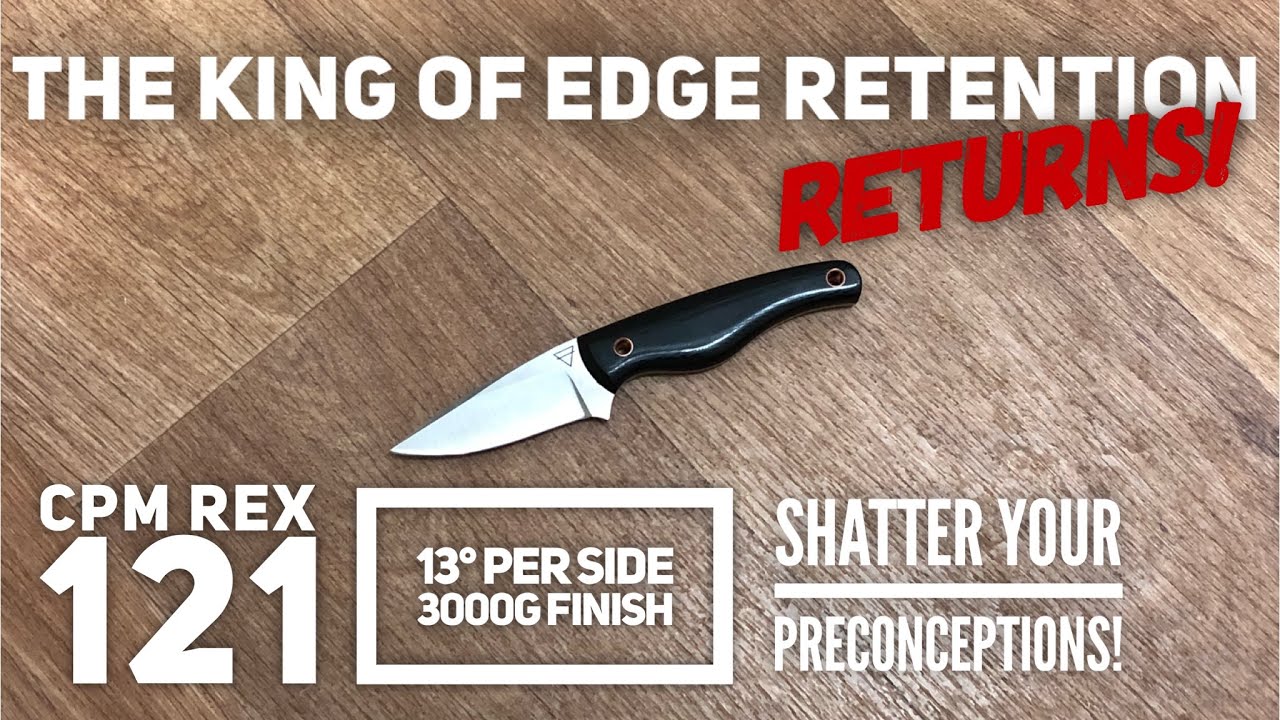 The king of steel returns - REX 121 cut tested - YouTube