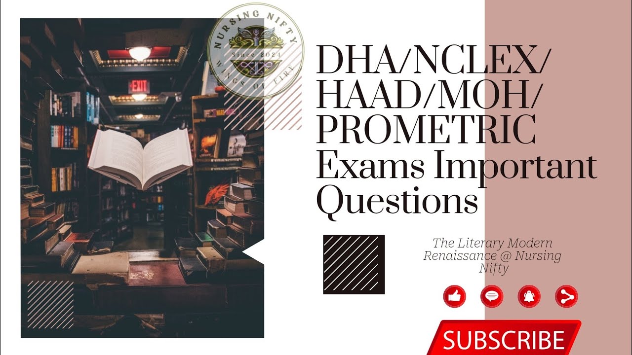 @Nursenifty DHA/NCLEX/HAAD/MOH/PROMETRIC Exams Important Questions ...