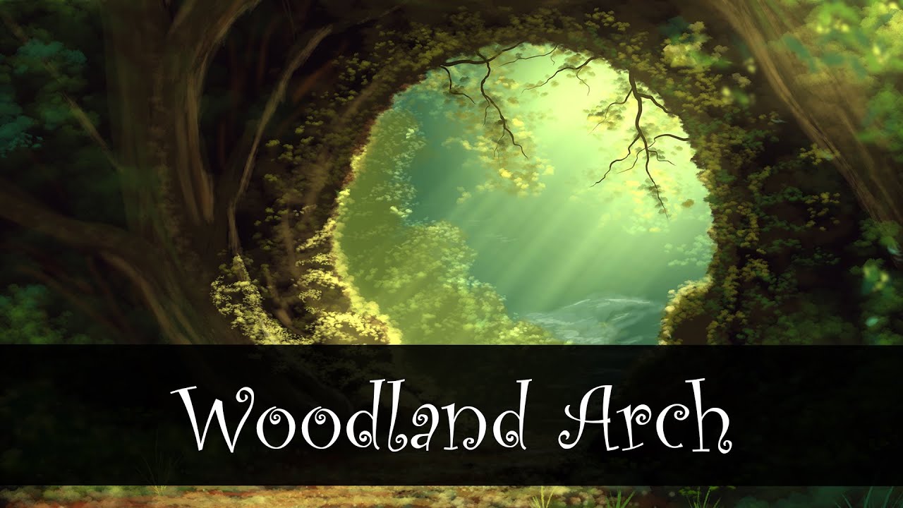 Woodland Arch Procreate Process - YouTube