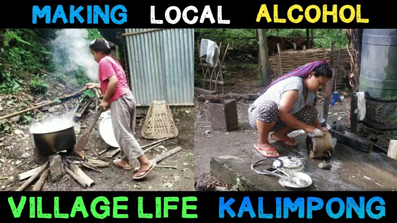 Making Nepali Alcohol जाँड Village Lifestyle Kalimpong Youtube