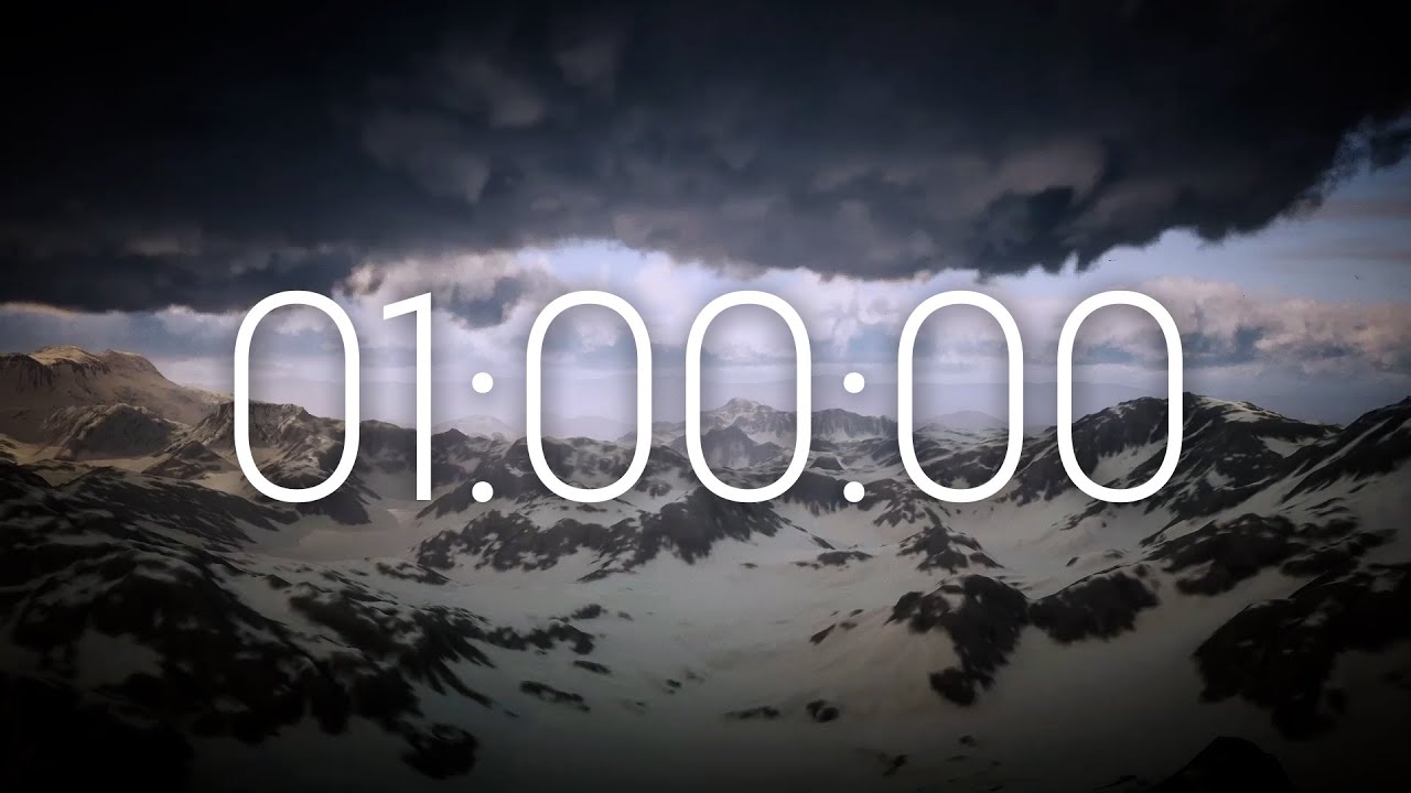 1 Hour Timer | Wind in the mountains | Relax Music - YouTube