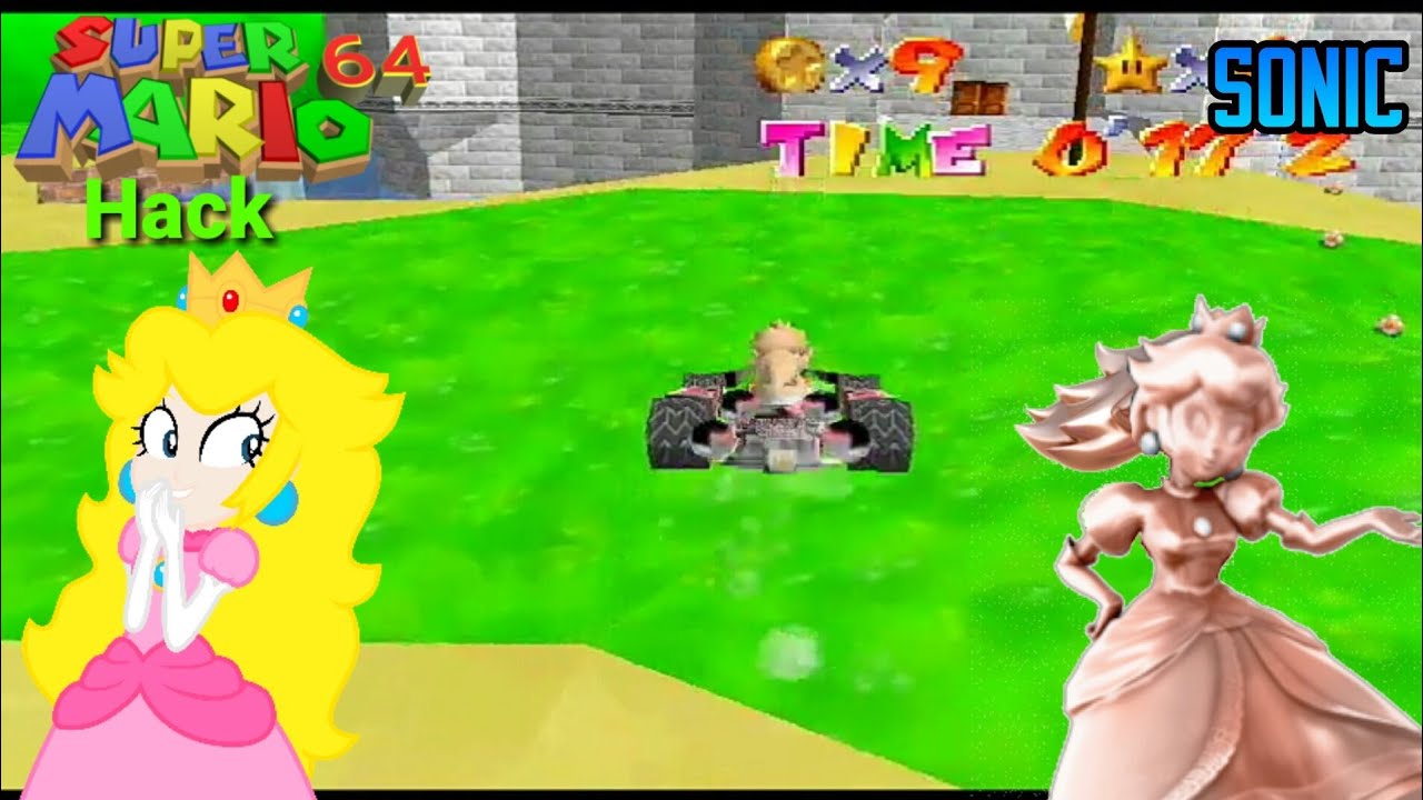 Pink Gold Peach 64 (Super Mario 64 Rom Hack) - Walkthrough - YouTube