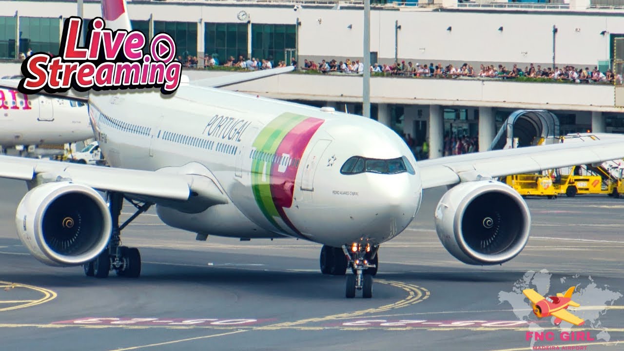 AIRBUS A330-900 Special Madeira Airport Live 14/03/2025 - YouTube