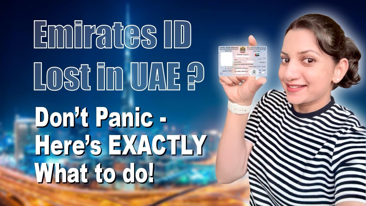 Lost Emirates ID? UAE Official Process & Fast Recovery Guide # ...