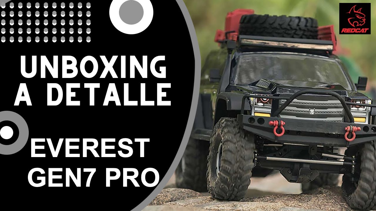 UNBOXING REDCAT EVEREST GEN7 PRO 1/10 4x4 Buen CRAWLER Buen PRECIO ...