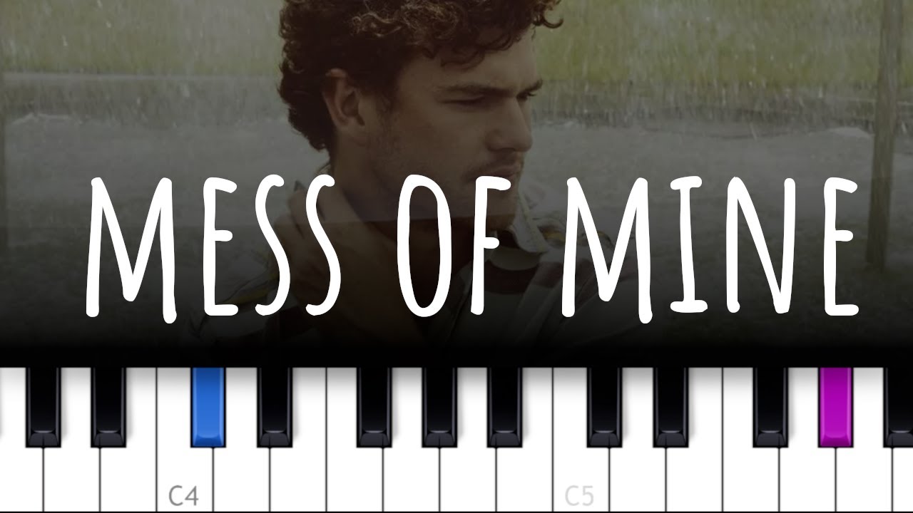 Mess Is Mine ~ Vance Joy (piano tutorial) - YouTube