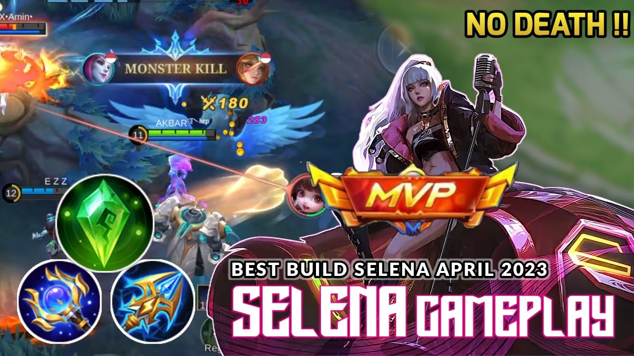 SELENA ROAMING !! EASY ENEMY - BEST BUILD SELENA 2023 - MOBILE LEGENDS ...