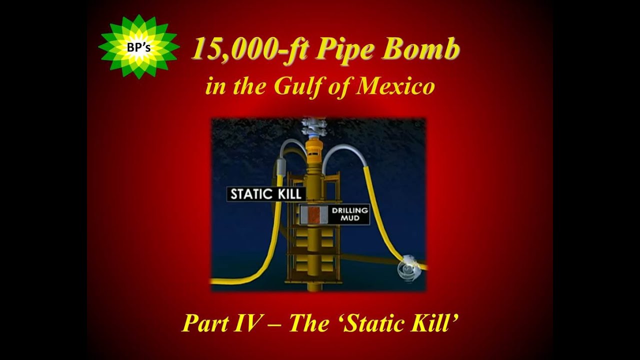 Pt 4 The Static Kill - of BP's 15,000-ft Pipe Bomb documentary - YouTube