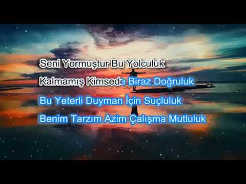 ENES BATUR SEN YERİNDE DUR KARAOKE SÖZLERİ FULL