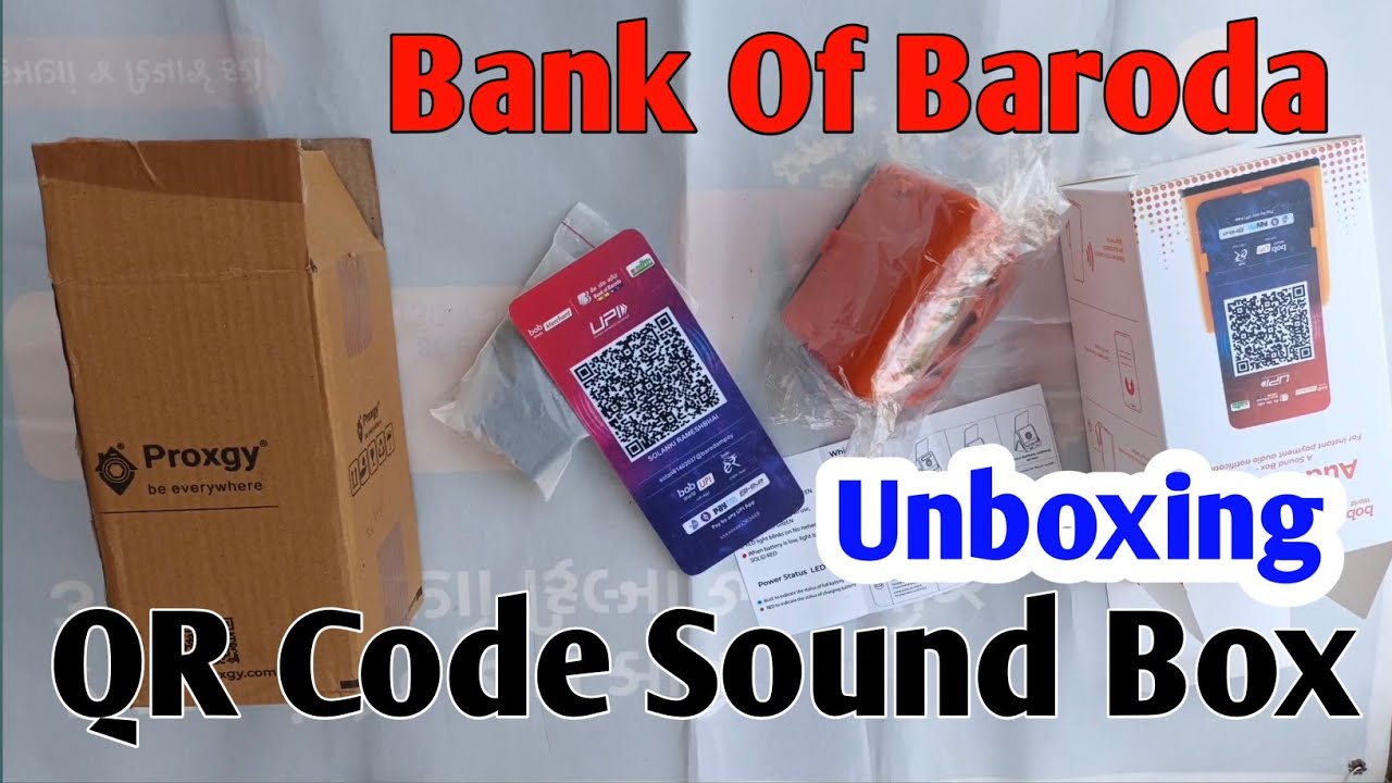 bank of baroda ka sound box kaise chalu karen || Bank of Baroda qr code order kaise Karen - YouTube
