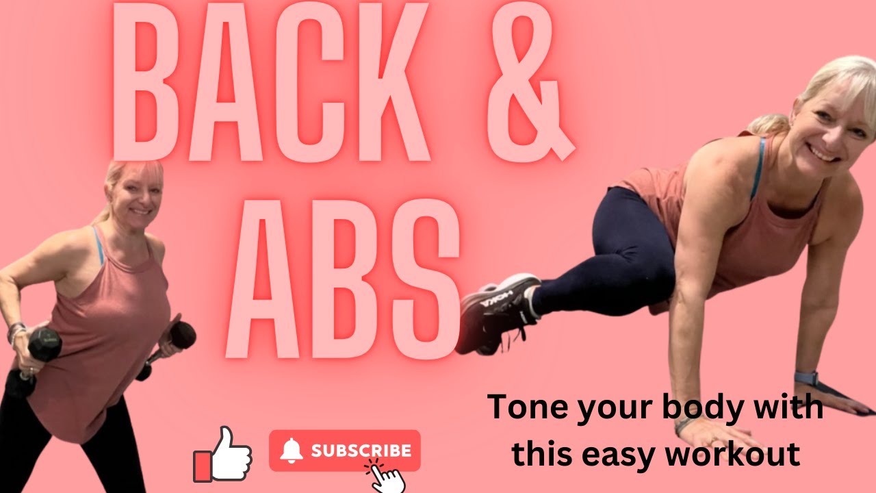Ultimate Back & ABS Workout for a Strong Core! - YouTube