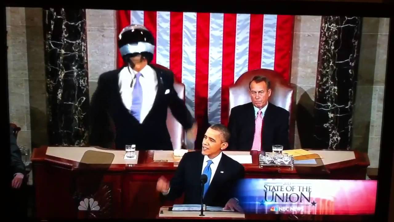 Obama Harlem Shake State of the Union Jay Leno - YouTube