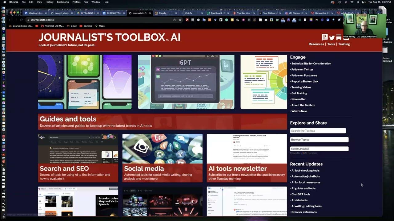 Journalist's Toolbox: How to Use Claude.ai in Reporting and Editing - YouTube