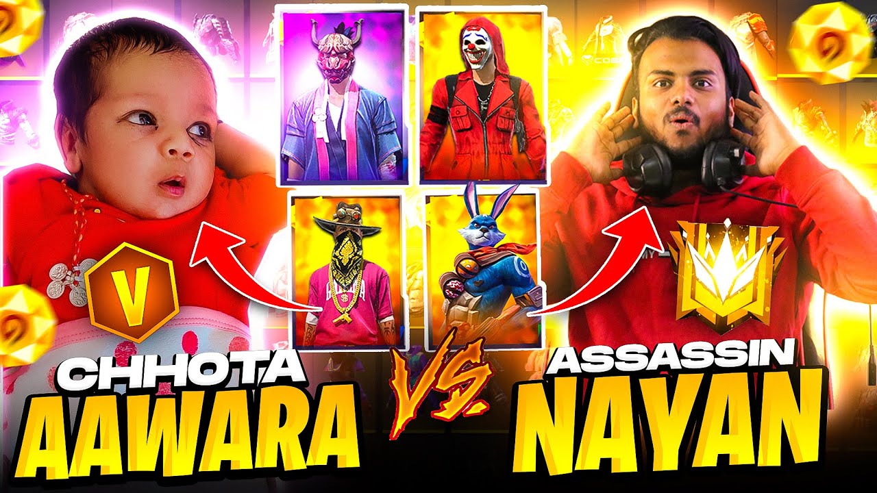 Chota Aawara Vs Nayan Bhai Assassins ARMY || Rare Collection Versus ...