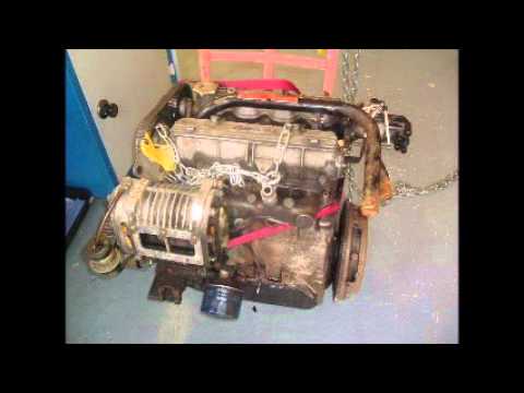 preparation of a Lancia Volumex 2 liter engine at Guy Croft Racing ...