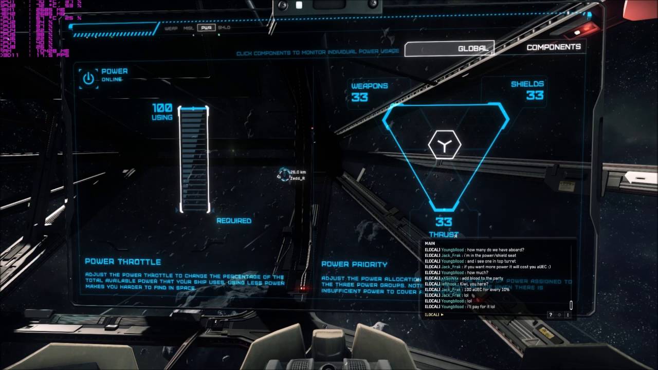 Star Citizen Alpha 2.4 PTU - Constellation Shield Operator Taking No ...