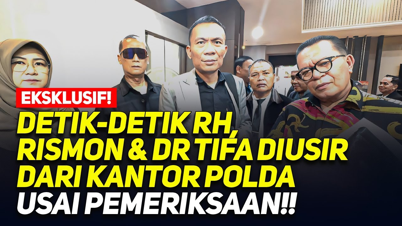EKSKLUSIF! DETIK-DETIK RH, RISMON & DR TIFA DIUSIR DARI KANTOR POLDA ...
