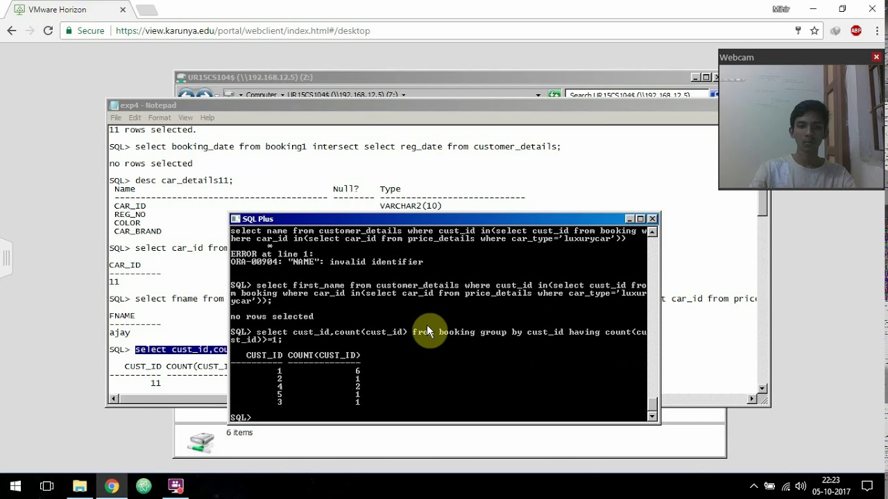 Experiment 4 - DBMS Lab - YouTube