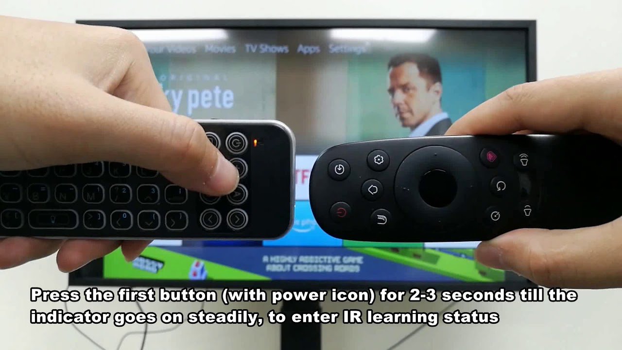 How to Program with TV REMOTE (Fire stick keyboard ) - YouTube