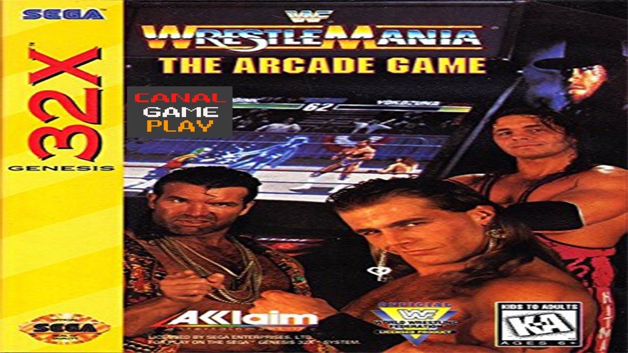 WWF WrestleMania The Arcade Game Mega 32x Gameplay - YouTube