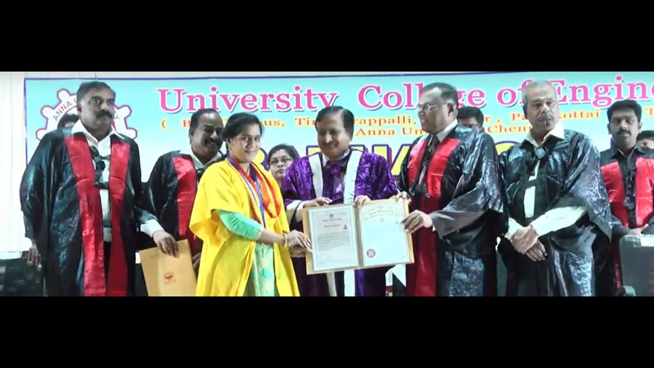 ANNA UNIVERSITY :: GRADUATION DAY 2019, BIT Campus - Tiruchirappalli ...