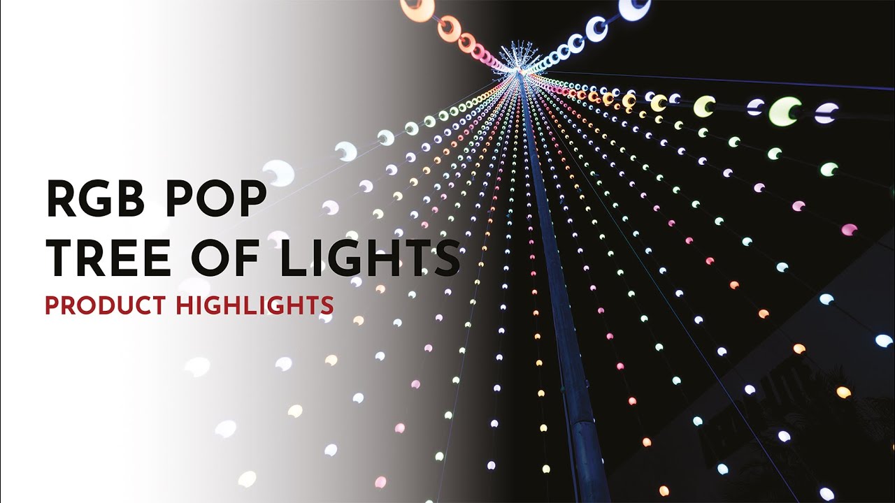 Dekra-Lite – Color-Changing RGB Pop Tree of Lights - YouTube