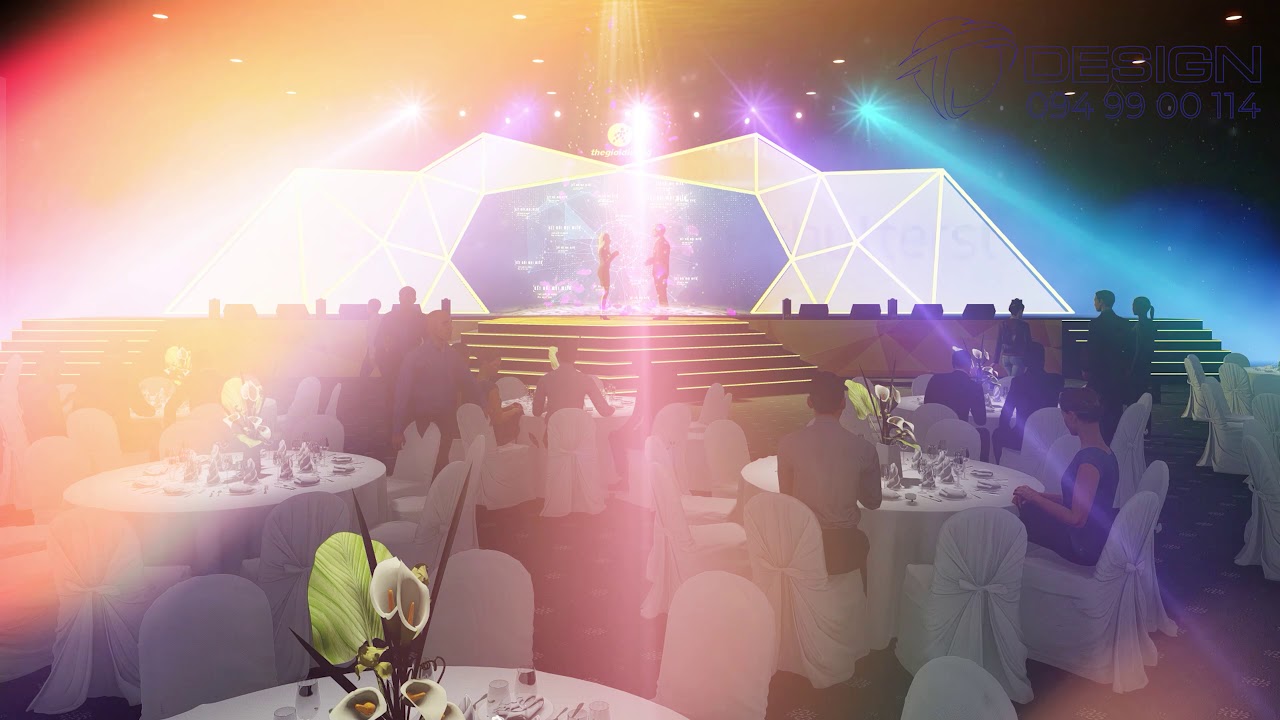 My Stage Design - Event - Sketchup/ Spot light Lumion/ Premiere - YouTube