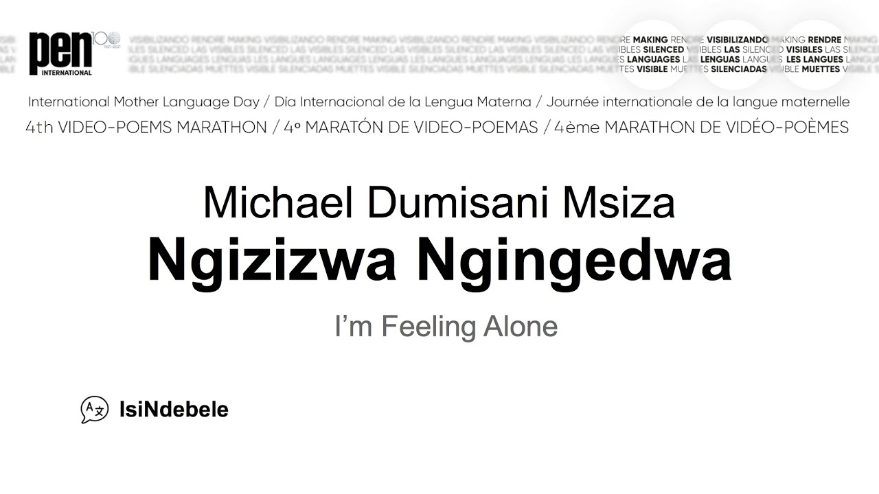 Michael Dumisani Msiza - Ngizizwa Ngingedwa (isiNdebele) | IMLD 2024 ...