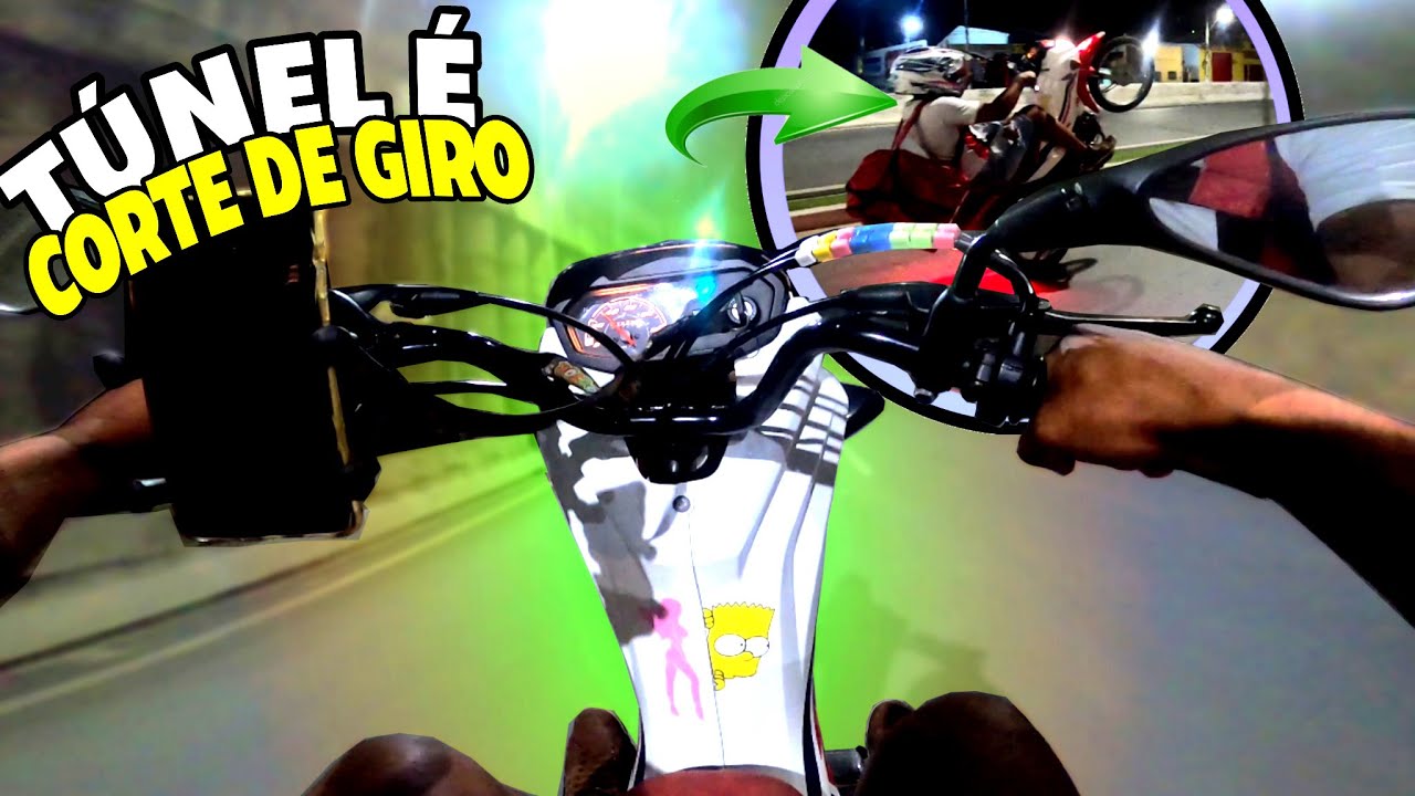 CORTEI DE GIRO NO TÚNEL COM A POP110i - YouTube