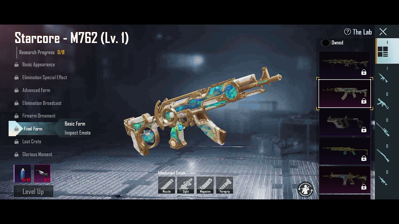 Starcore-M762 (Lv.1) new skin #PUBG - YouTube
