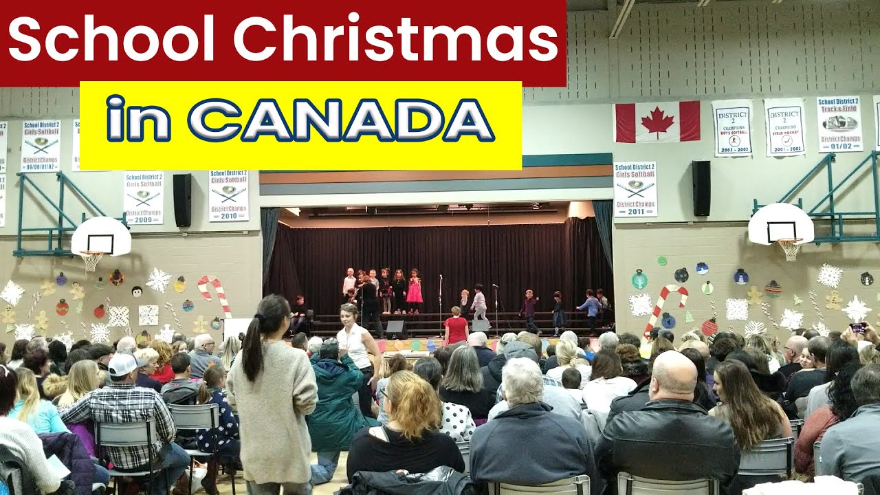 School Christmas Concert in Canada - Kindergarten to Grade 2 - YouTube