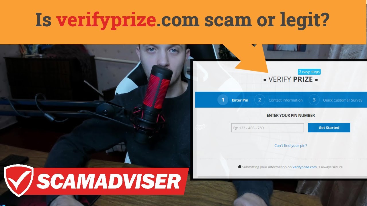 Verifyprize.com - scam or legit website giving away different prizes? I ...