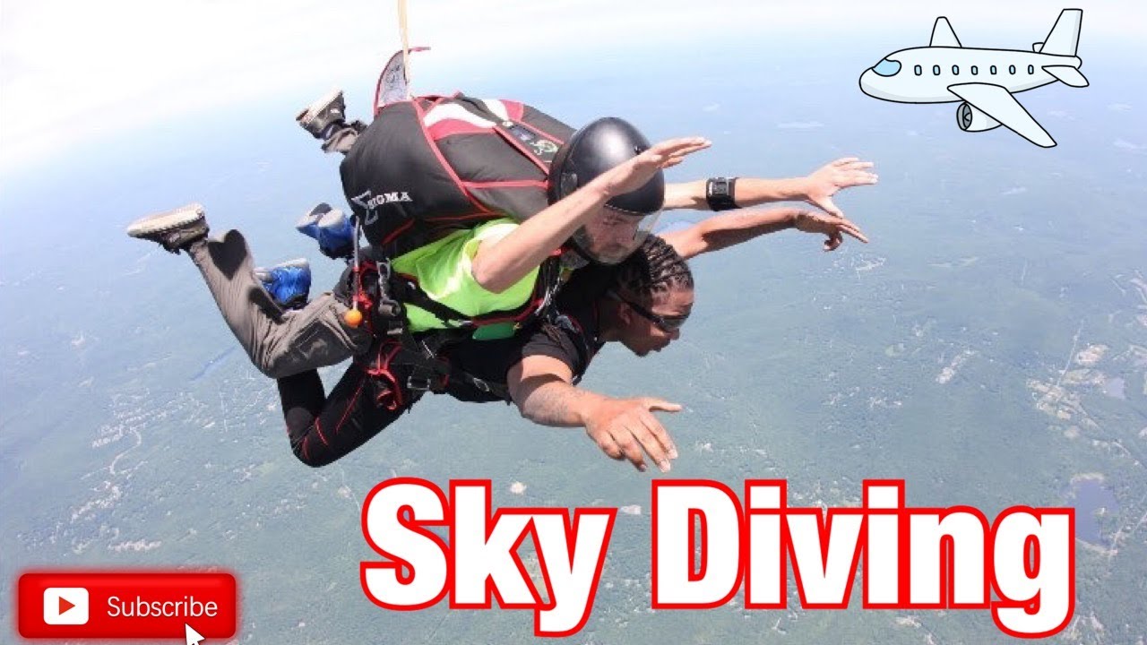 sky diving video - YouTube